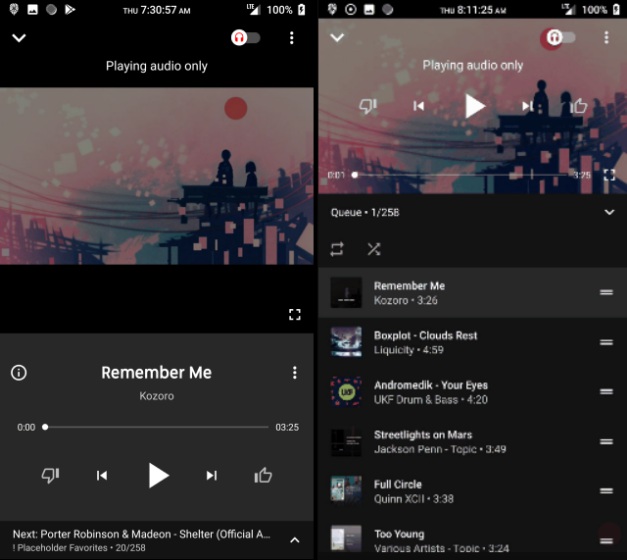 YouTube Music Starts Testing Audio Player Redesign, Improves Shuffle ...