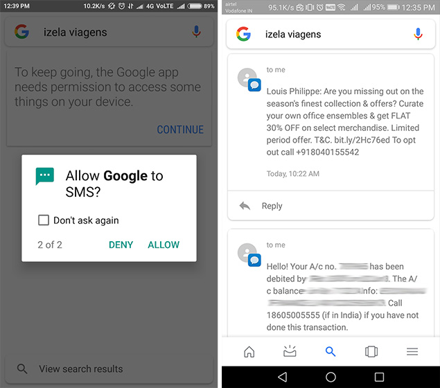 Google Promises Fix for Weird Bug which Revealed Text Messages on ...