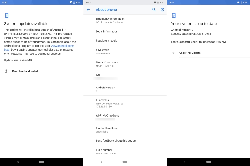 Android P Beta 3 Rolling Out Now for Google Pixel, Pixel 2 | Beebom