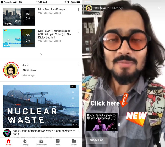 YouTube 'Stories' Now Rolling Out to iPhone Users | Beebom