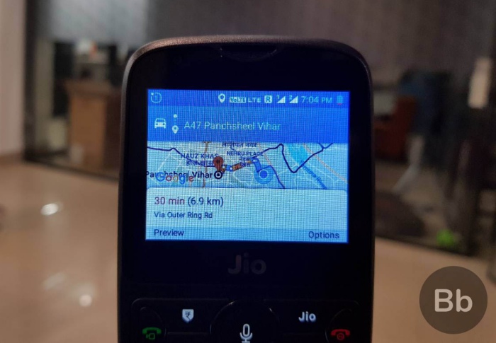 Here's How You Can Use Google Maps on the JioPhone 2 | Beebom