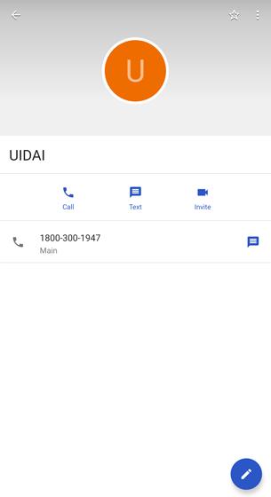 Why the UIDAI Helpline Number Is Automatically Saved on Many Android ...