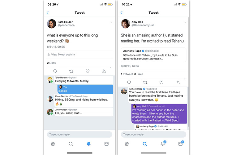 Threaded Replies and Status Indicators Are Coming to Twitter | Beebom