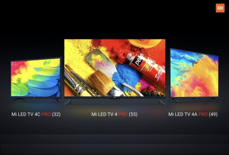 Xiaomi's Mi TV 4 Pro, 4A Pro, 4C Pro Come to India, Starting at Rs 14,999