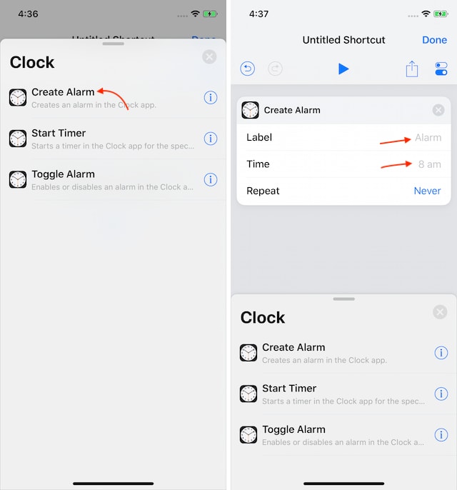 How to Use the Clock and Weather Actions in Shortcuts 2.1 | Beebom