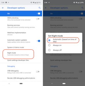 How to Enable Dark Mode Based on Time on Android Pie Devices | Beebom