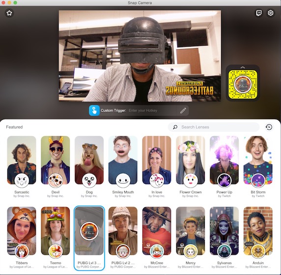 How to Use Snapchat Camera Lenses on Mac and Windows | Beebom