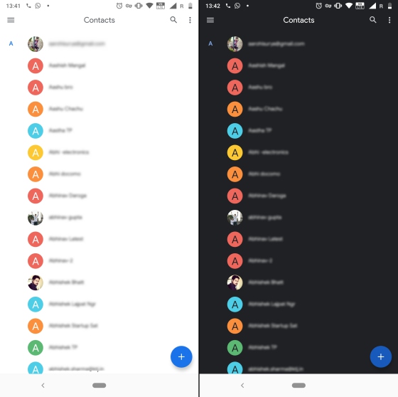 Google Contacts Gets Dark Theme: Here's How To Enable it | Beebom