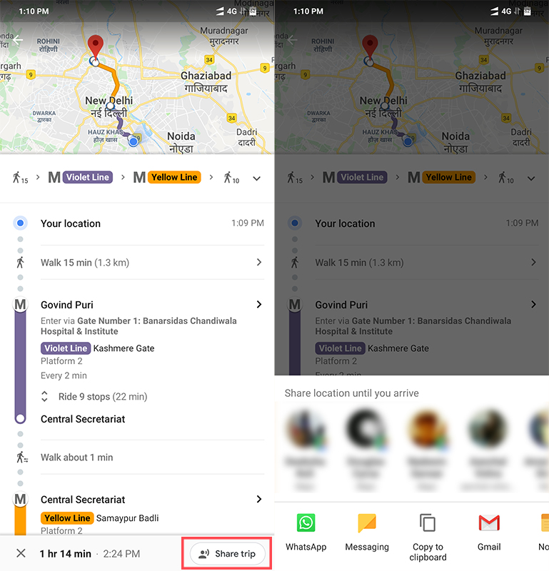 Google Maps Now Lets You Share Live Location in Train and Bus Rides