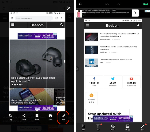 How to Take a Screenshot on Android (Guide) | Beebom