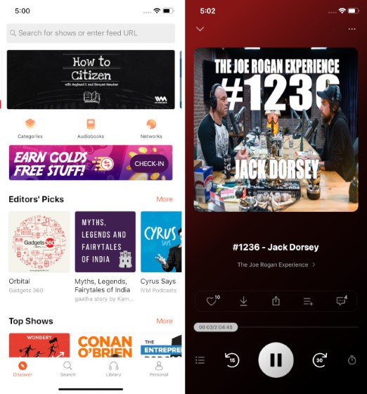 12 Best Podcast Apps for iPhone in 2020 (Free and Paid) | Beebom
