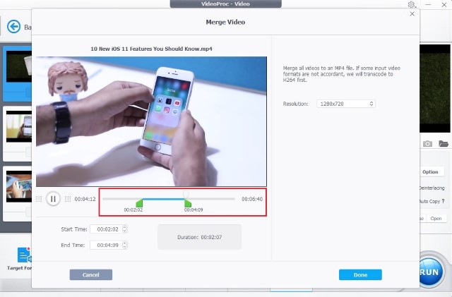 How to Merge Videos Using VideoProc | Beebom