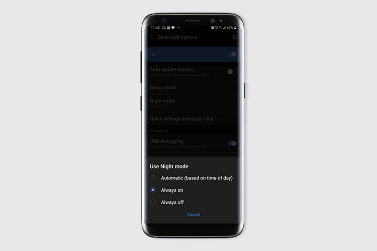 How to Schedule One UI Night Mode on Older Galaxy Phones | Beebom