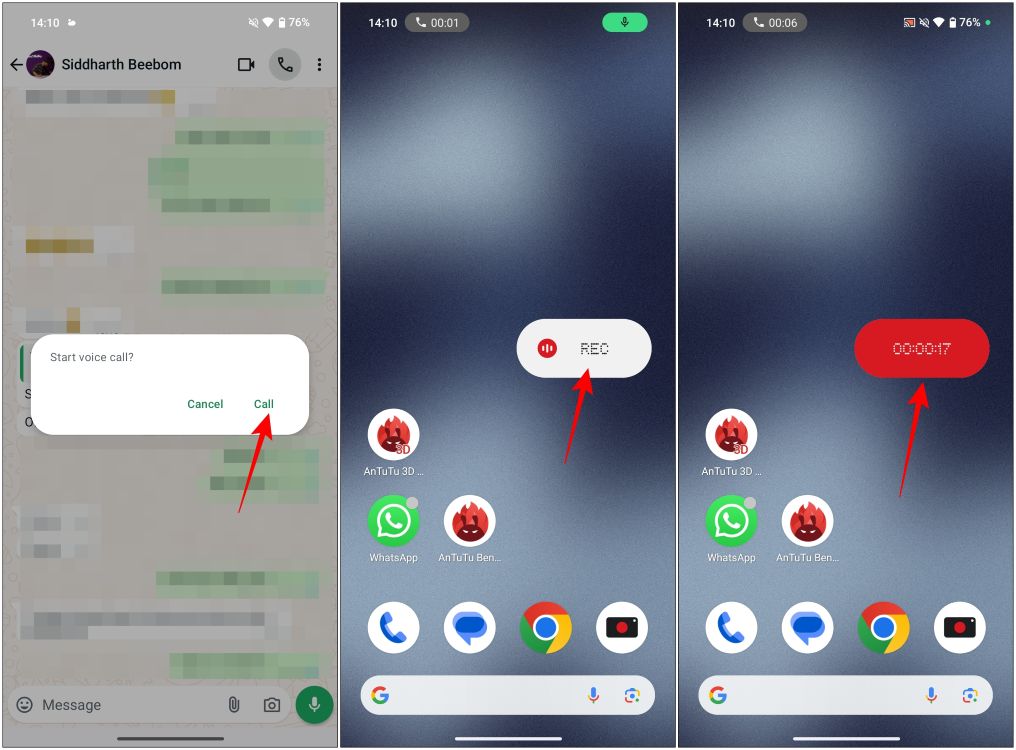 How to Record WhatsApp Calls on Android and iPhone | Beebom