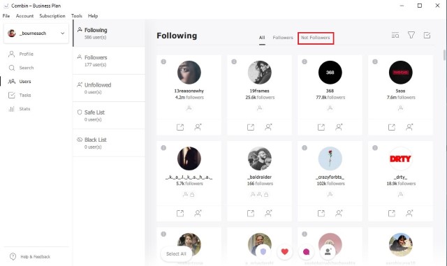 How to Unfollow Users Who Don't Follow You on Instagram Using Combin | Beebom