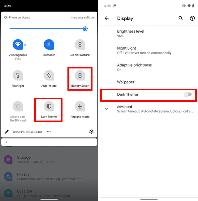 iOS 13 Dark Mode vs Android Q Dark Mode | Beebom