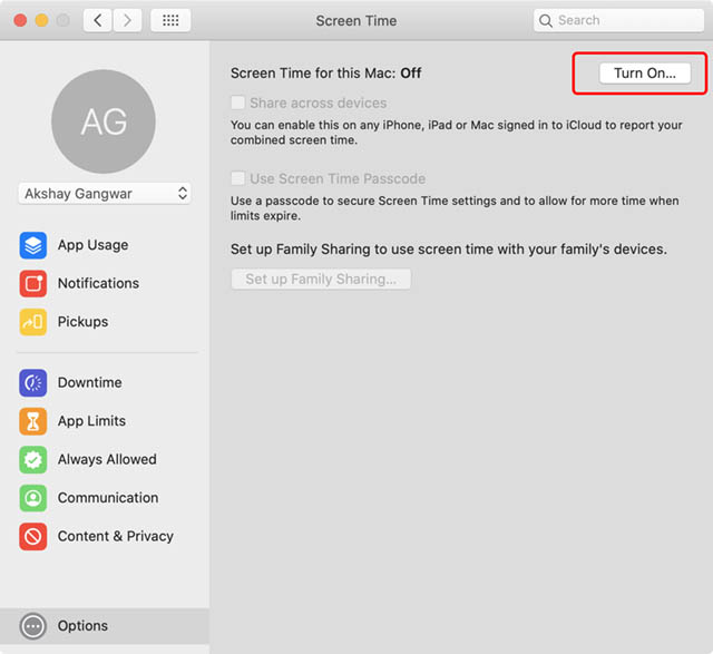 Howw to Turn on Screen Time on Mac | Beebom