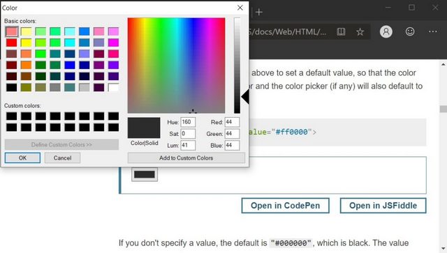 Microsoft Edge Color Picker Gets a Modern UI; May be Available to Other ...