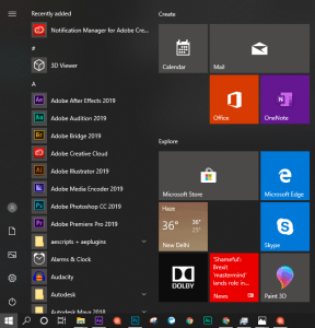 Leaked Windows Build Shows New Revamped Start Menu