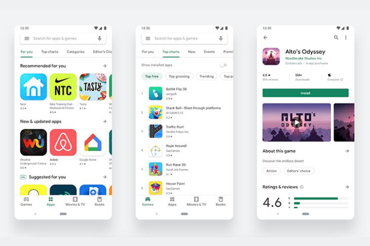Google Officially Announces New Play Store Material Redesign | Beebom