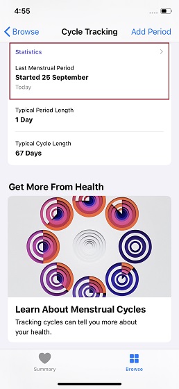 How to Set Up Cycle Tracking in iOS 13 and watchOS 6 | Beebom