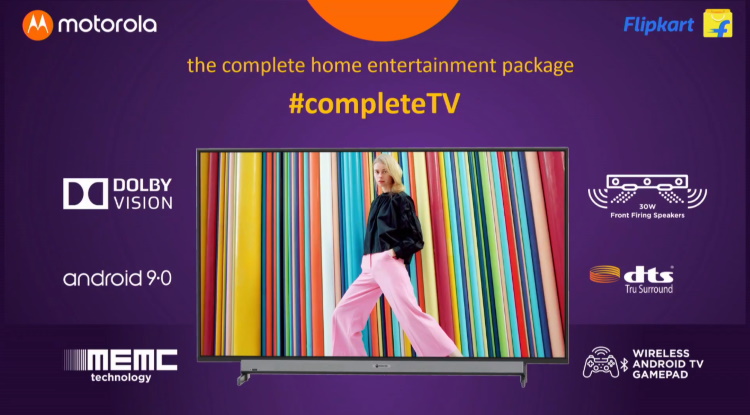Motorola's Smart TV Lineup Launched in India; Price Starting at Rs ...