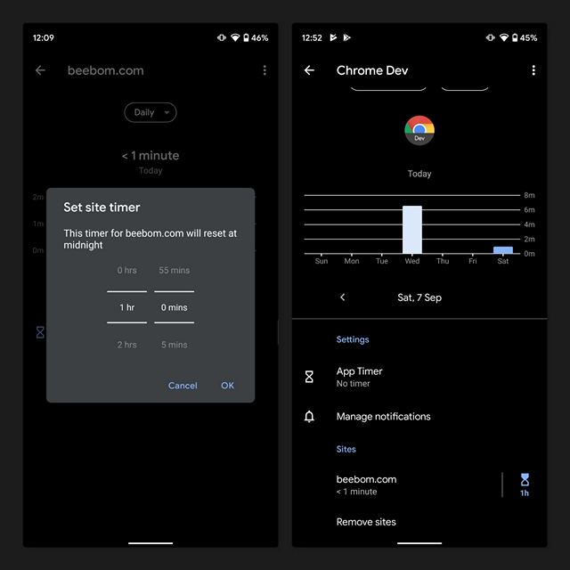 How to Set Site Timers in Android 10 Phones | Beebom