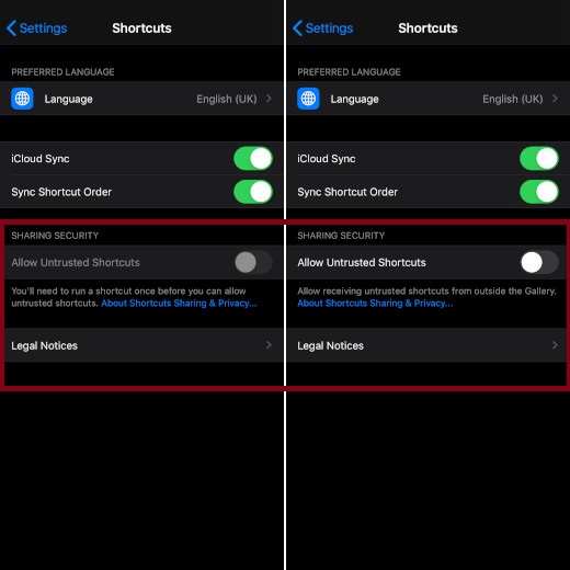How to Allow Untrusted Shortcuts in iOS 13 and iPadOS 13 | Beebom