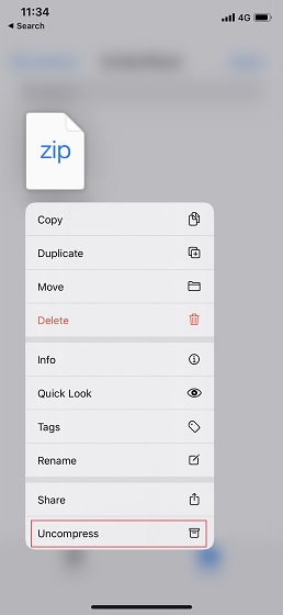 How to Compress and Extract ZIP Files on iPhone and iPad | Beebom