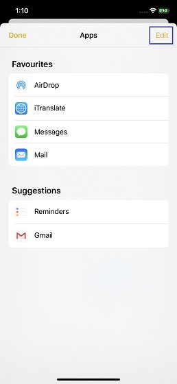 How to Customize Share Sheet in iOS 13 and iPadOS 13 | Beebom