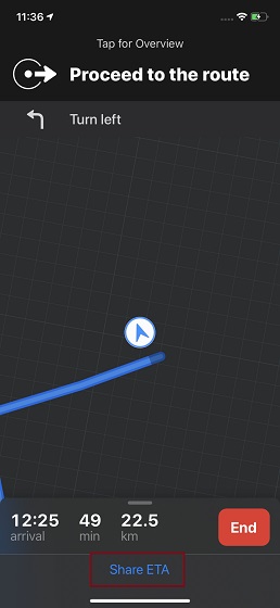 How to Share Your Live Route ETA in Apple Maps on iPhone | Beebom
