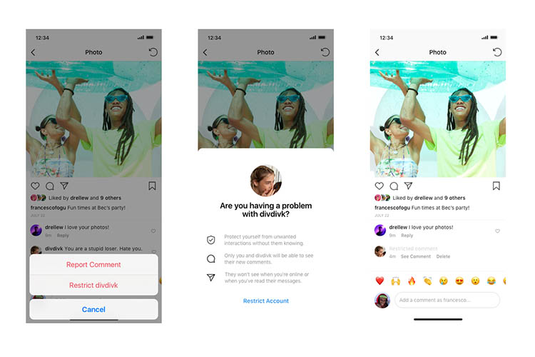 Instagram's New "Restrict" Feature Lets You Shadow Ban Abusive Accounts ...
