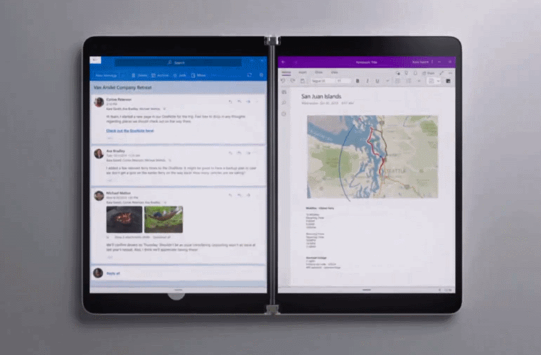 Microsoft Announces Surface Neo with Dual-Screens, Running Windows 10X ...