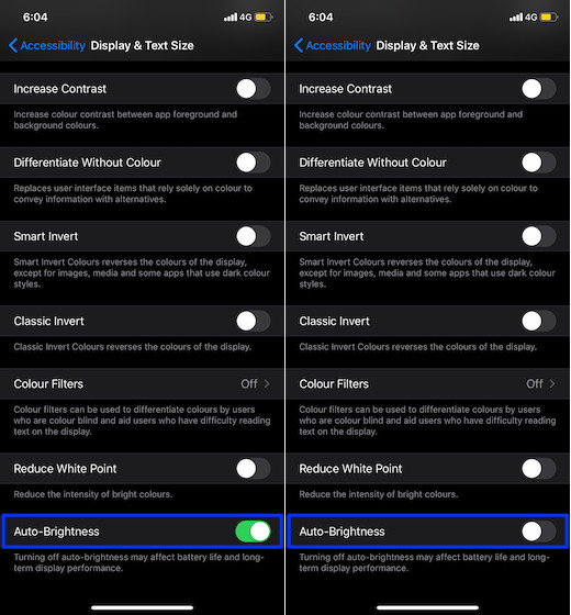 How to Disable Auto-Brightness in iOS 13 and iPadOS 13 | Beebom