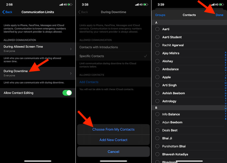 How to Set Up Communication Limits on iPhone and iPad | Beebom