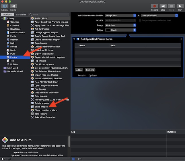 How To Resize Images Using Automator Quick Action On Mac Beebom