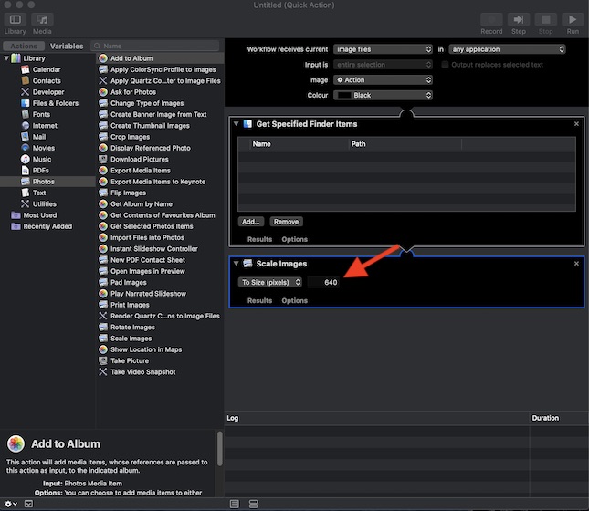 How to Resize Images Using Automator Quick Action on Mac | Beebom