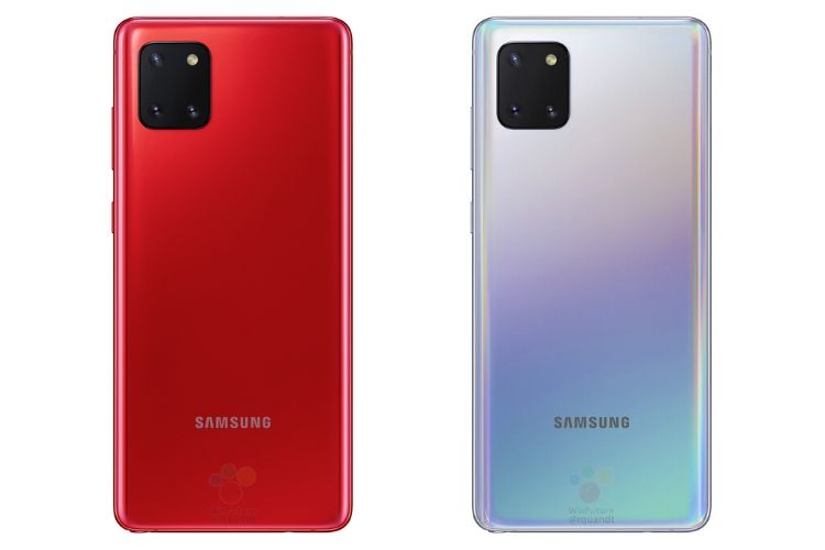 Galaxy Note 10 Lite Official Images Leaked with Rectangular Camera Bump ...