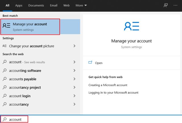 How to Create a Local Account on Windows 10 During Setup | Beebom