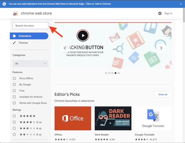 How to Install Chrome Extensions in Microsoft Edge Chromium | Beebom