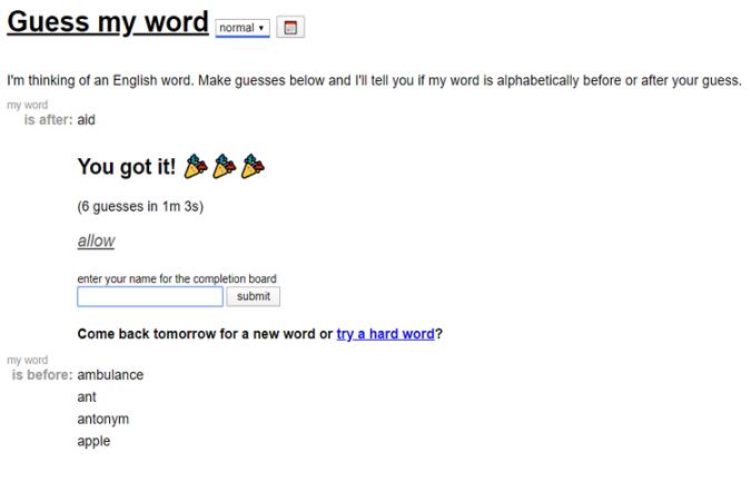 This Word Guessing Game Challenges Your English Vocabulary | Beebom