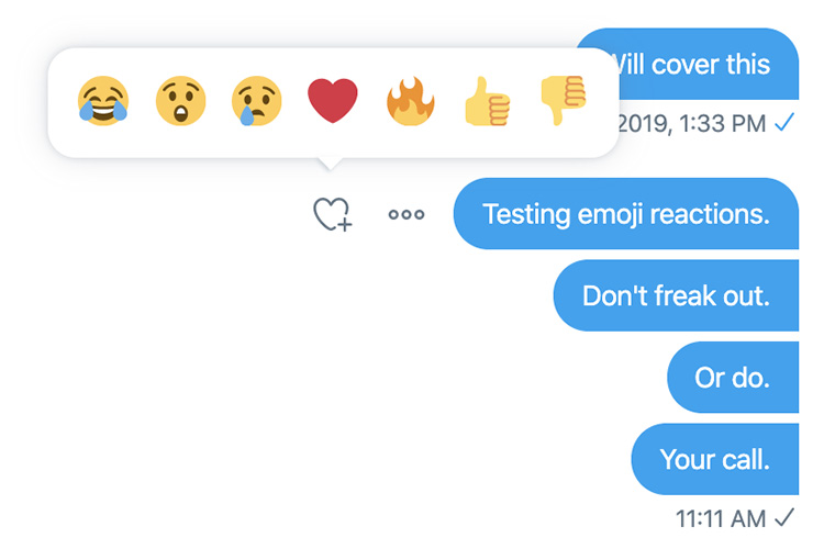 Twitter Rolling out Emoji Reactions in Direct Messages | Beebom