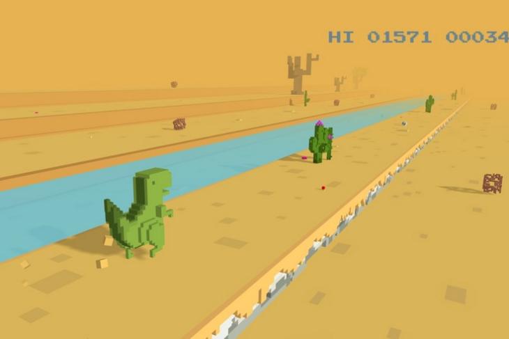 Now You Can Play the Chrome T-Rex Runner Game in 3D | Beebom