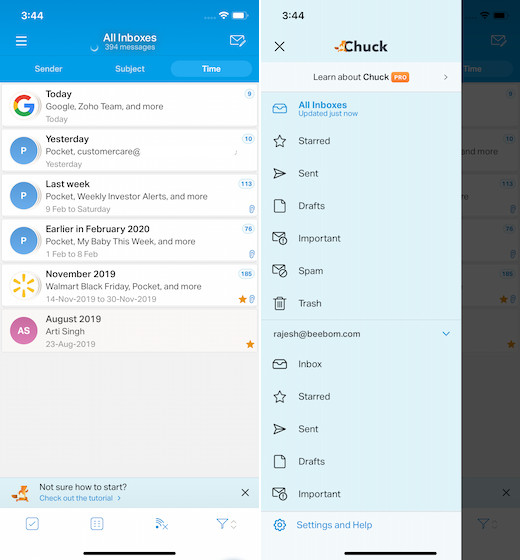 12 Best Email Apps For iPhone and Android (2020) | Beebom
