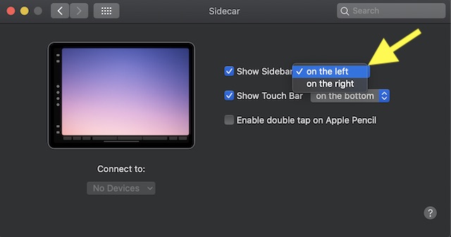 How to Customize Sidecar Preferences in macOS Catalina | Beebom