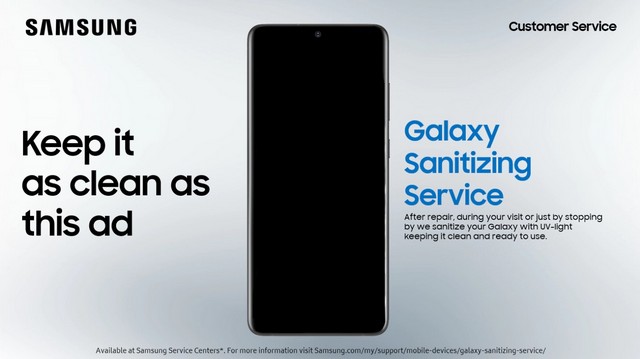 Samsung's "Galaxy Sanitizing Service" Will Clean Your Phones | Beebom
