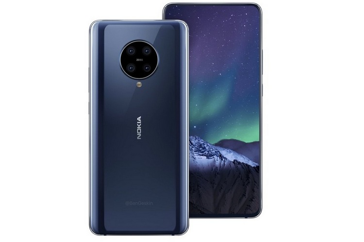 Nokia 9.2 PureView Concept Renders Show Notch-Less Display, Quad-Cam ...