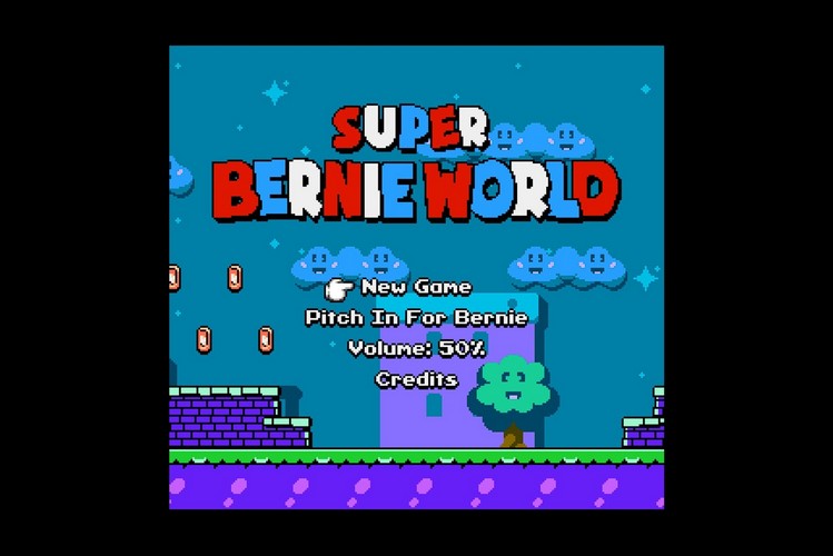 Play as US Presidential Candidate in "Super Mario World" Rip-Off Game