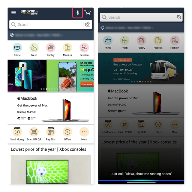 Amazon India Now Lets You Search with Voice on Android - Kinman Bobbled