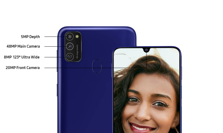 Galaxy M21 with 48MP Triple Camera, 6000mAh Battery Launched at Rs ...